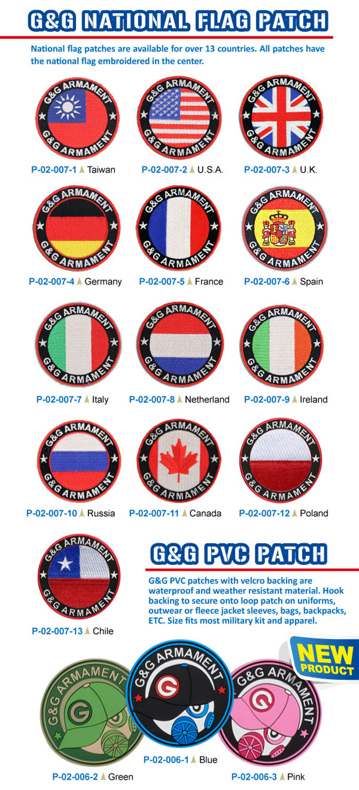 G&G Flag and PVC Patches Released | Popular Airsoft: Welcome To The ...