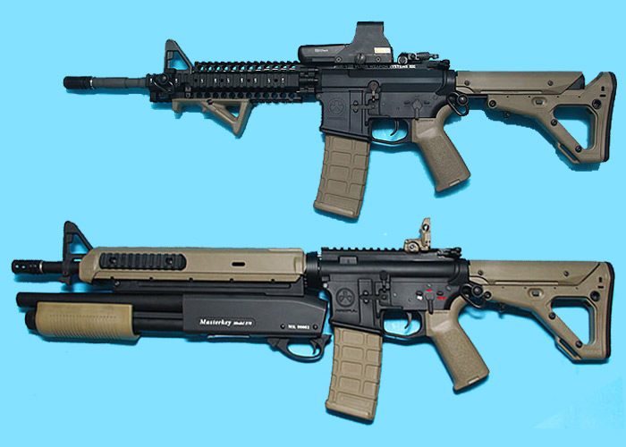 Magpul Premium & Battle Rifle w/ Masterkey | Popular Airsoft