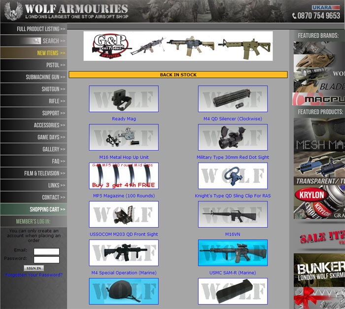 New G&P Arrivals at Wolf Armouries | Popular Airsoft: Welcome To The ...