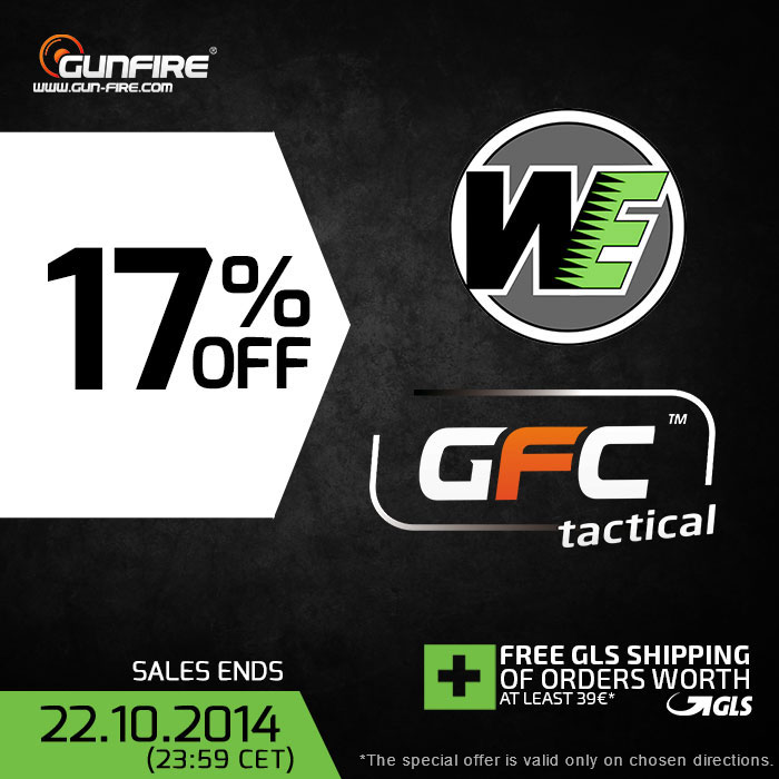 Gunfire: 17% Off GFC Tactical & WE Products | Popular Airsoft: Welcome ...