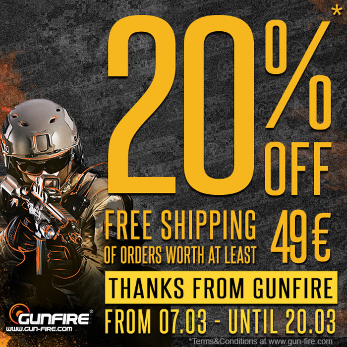 Up to 20% Off with Thanks from Gunfire | Popular Airsoft: Welcome To ...
