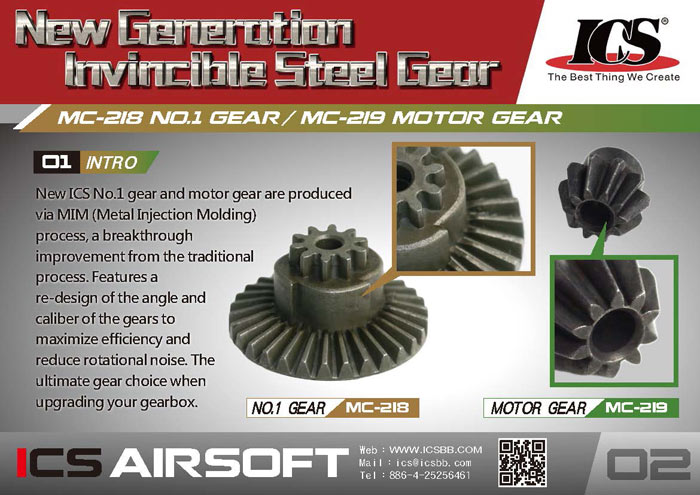 New Gen Invincible Steel Gear from ICS | Popular Airsoft: Welcome To ...