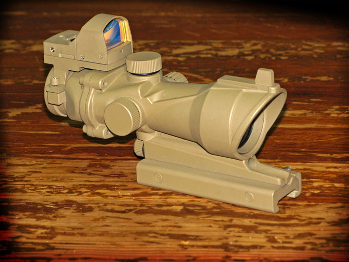 JJAirsoft ACOG With Mini Red Dot | Popular Airsoft: Welcome To The ...