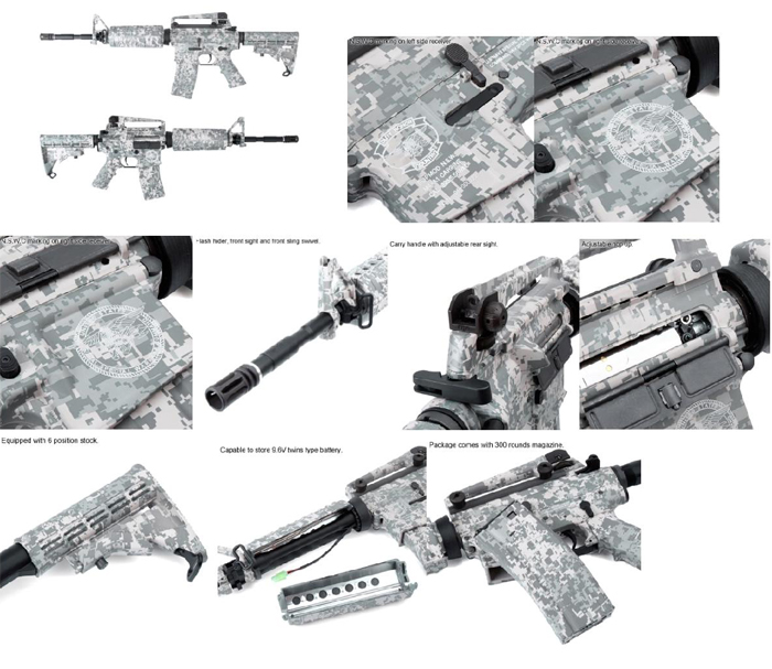 King Arms Navy SEALs M4A1 ACU & DD | Popular Airsoft: Welcome To The ...