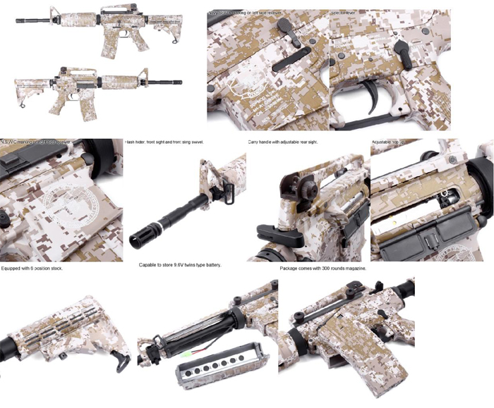 King Arms Navy SEALs M4A1 ACU & DD | Popular Airsoft: Welcome To The ...