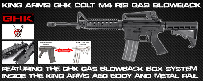 King Arms GHK Colt M4 RIS GBBR Available | Popular Airsoft: Welcome To ...