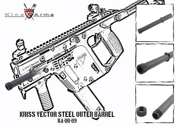 King Arms KRISS Steel Outer Barrel In Stock | Popular Airsoft: Welcome ...