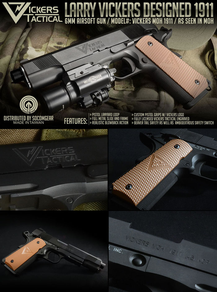 Larry Vickers SOCOM Gear 1911 Released | Popular Airsoft: Welcome To ...