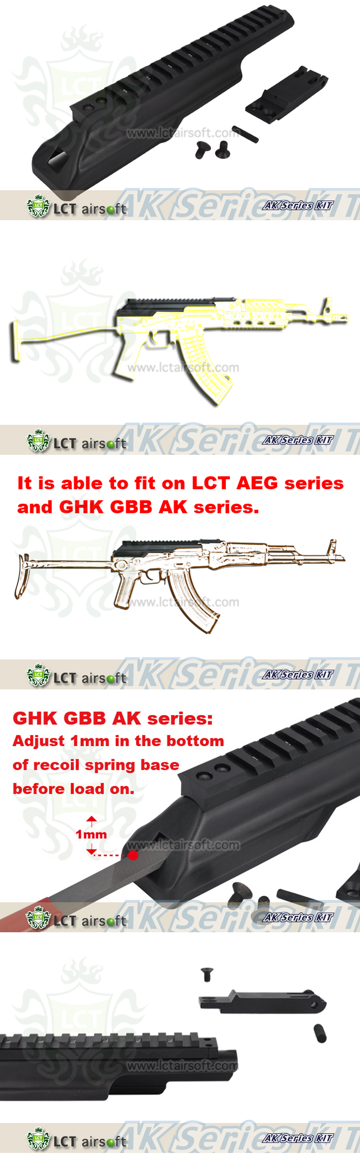 LCT AK Upper Rail System Released | Popular Airsoft: Welcome To The ...
