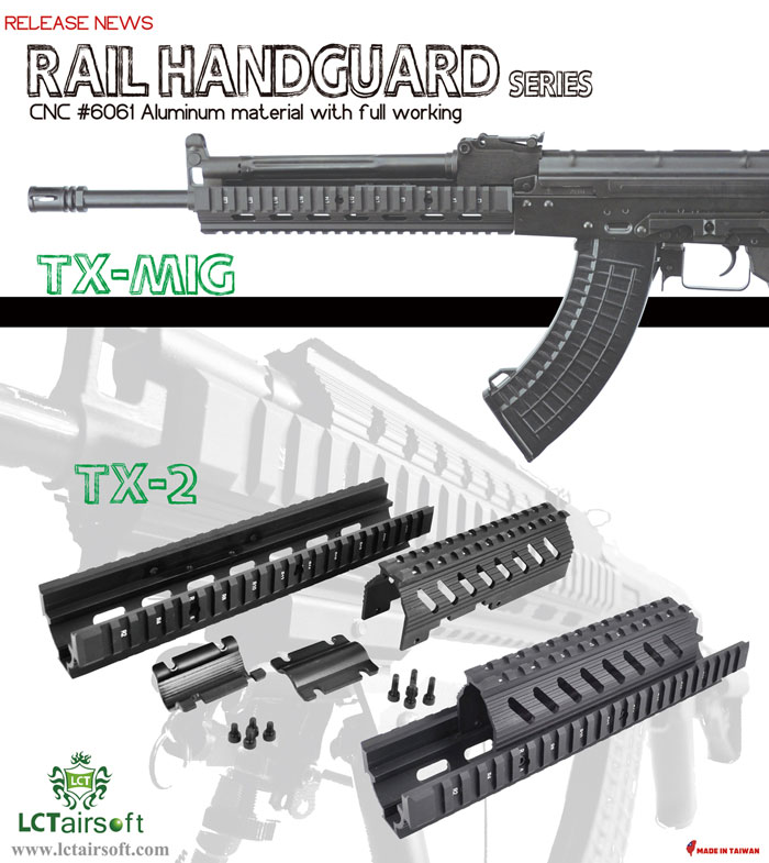 LCT TX Handguards & AK Upper Rail System | Popular Airsoft: Welcome To The Airsoft World