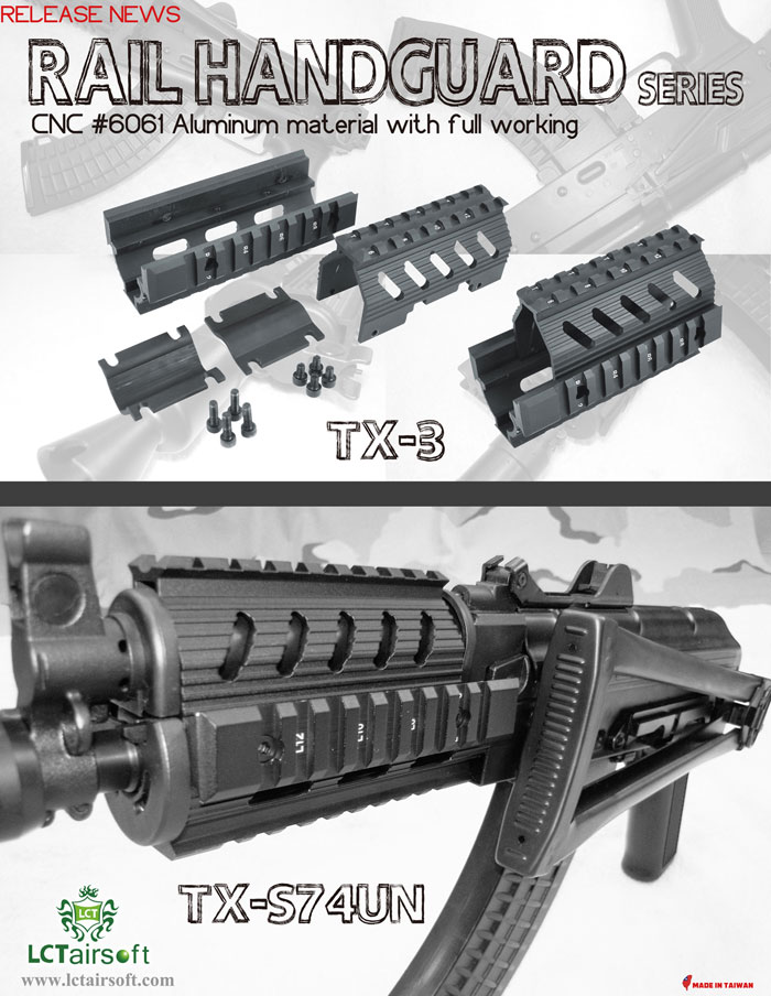LCT TX Handguards & AK Upper Rail System | Popular Airsoft: Welcome To ...
