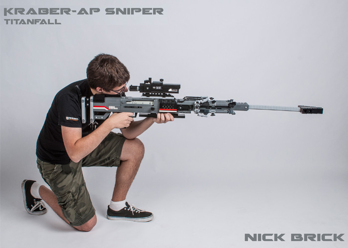 Someone Just Made A Full Size Titanfall Kraber-AP With LEGO | Popular ...
