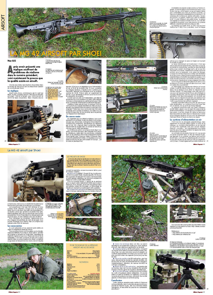 Militaria Magazine SHOEI MG42 Review | Popular Airsoft: Welcome To The ...