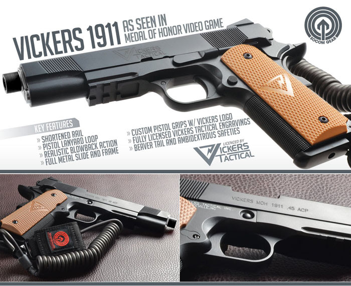 SOCOM Gear Vickers MOH 1911 Restock | Popular Airsoft: Welcome To The ...