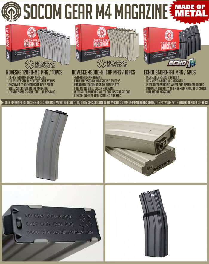 SOCOM Gear M4 Mags Now Available | Popular Airsoft: Welcome To The ...