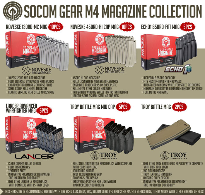 SOCOM Gear "M4 Magazine Collection" | Popular Airsoft: Welcome To The ...