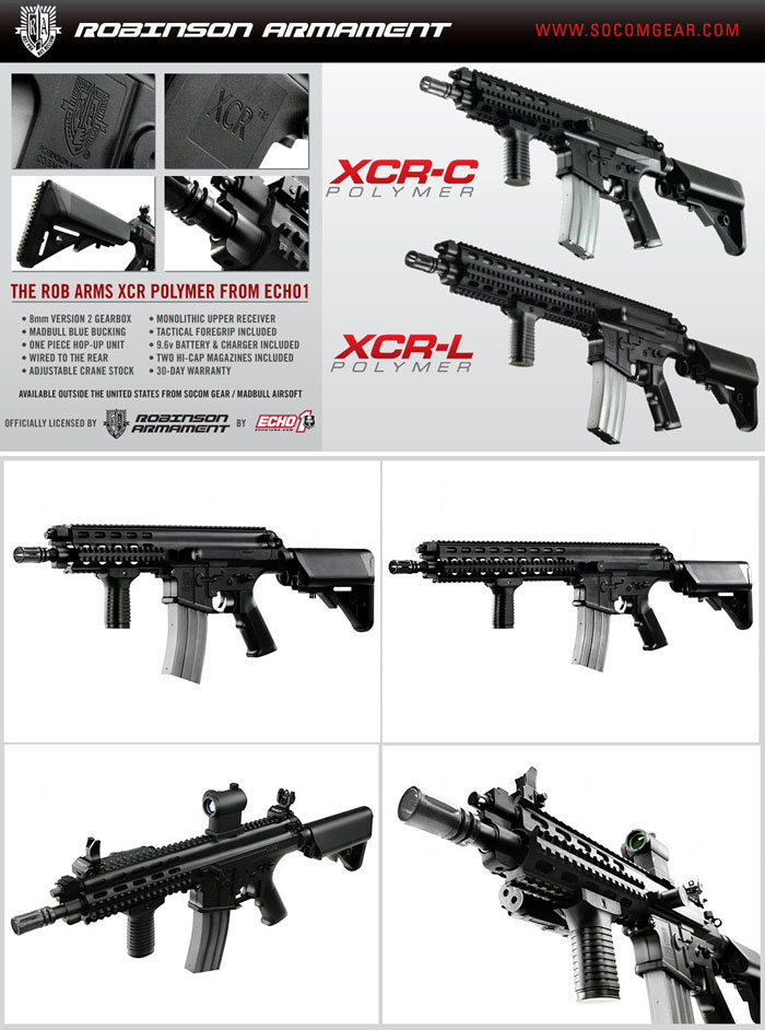 Echo1 Polymer XCRs Available In Asia | Popular Airsoft: Welcome To The ...