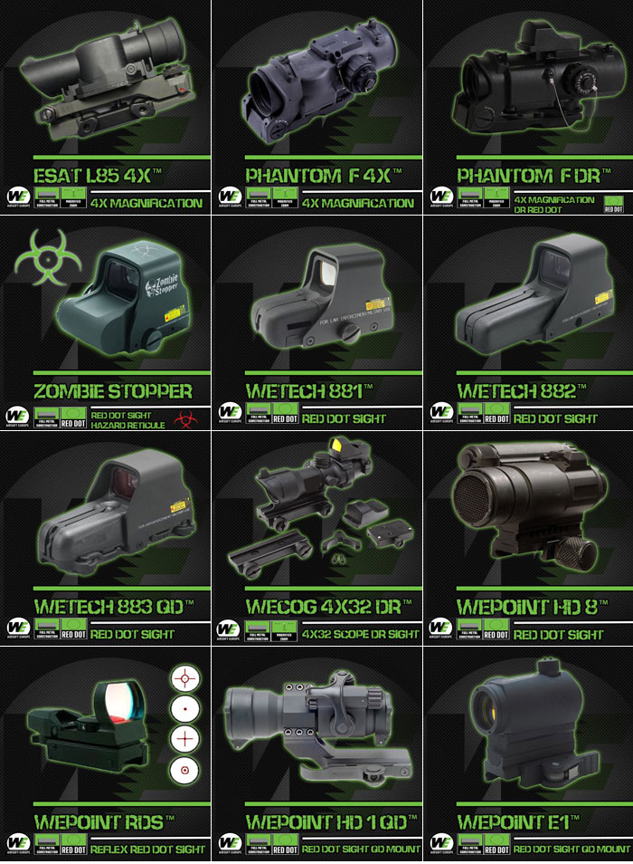 WE Airsoft Europe Optics Coming Soon | Popular Airsoft: Welcome To The ...
