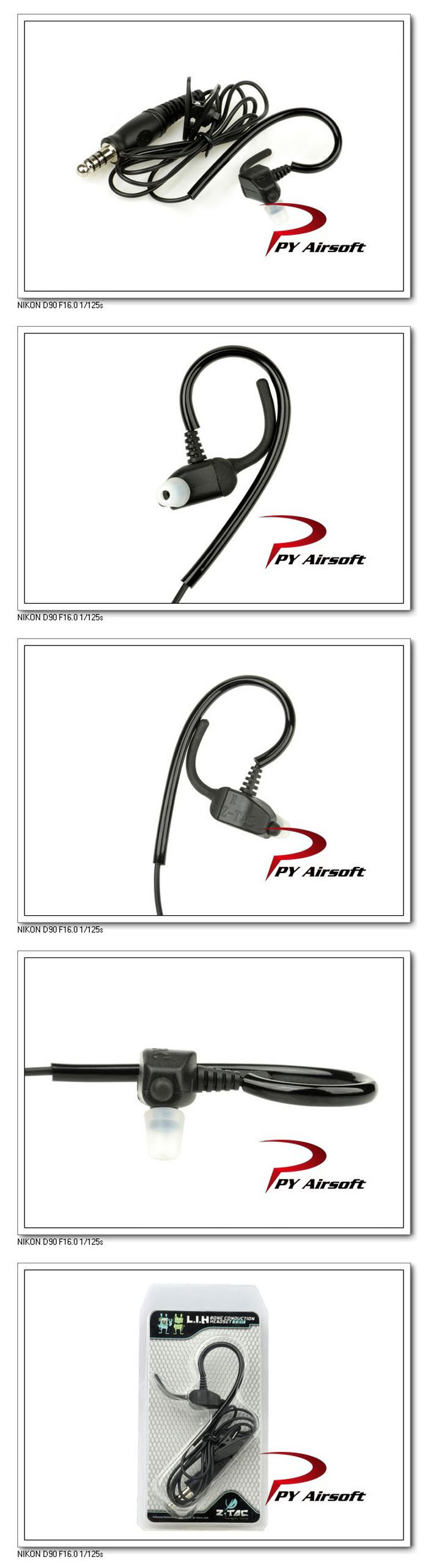 Ztac Z011 LIH Bone Conduction Headset | Popular Airsoft: Welcome To The ...
