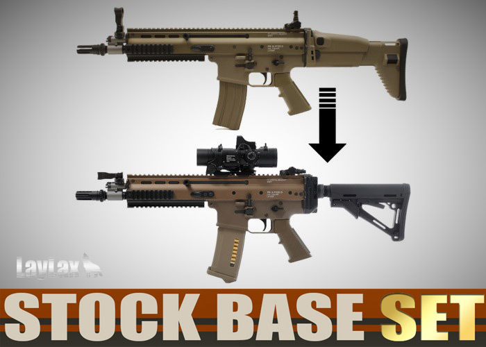 First Factory TM SCAR Stock Base Set | Popular Airsoft: Welcome To The ...