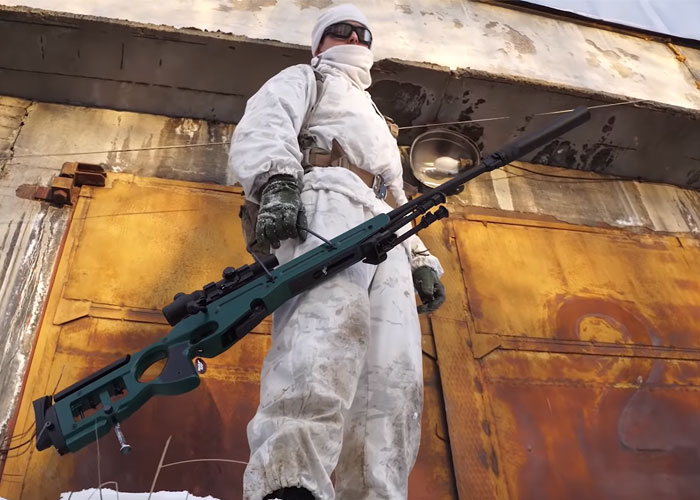 Airsoftrus Sv98 Airsoft Sniper Rifles Popular Airsoft 7.62mm Sniper