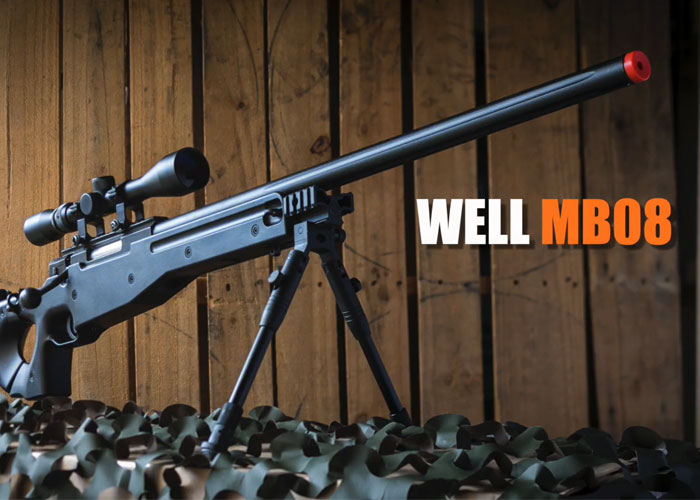 Airsoft Station: Well MB08 Sniper Rifle | Popular Airsoft: Welcome To ...