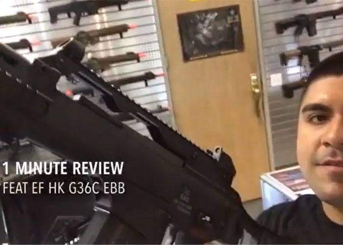 Elite Force G36C 1 Minute Review | Popular Airsoft: Welcome To The Airsoft World