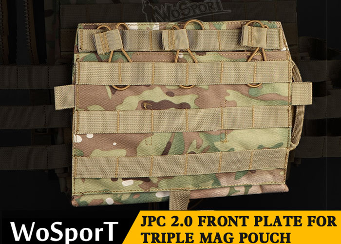 WoSport JPC 2.0 Front Triple Package | Popular Airsoft: Welcome To The Airsoft World