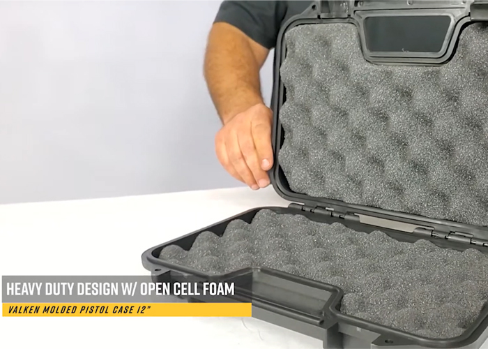 12 Inch Molded Pistol Case From Valken | Popular Airsoft: Welcome To ...