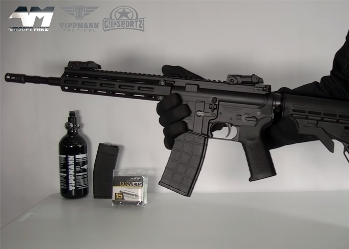 Tippmann M4 Carbine Airsoft Gas Blowback Co2 Hpa Rifle
