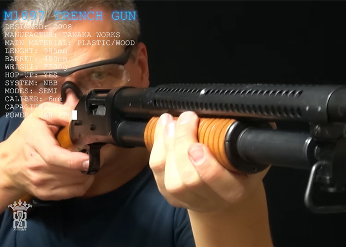 Tanaka M1897 Trench Gun In Gun In 60 Seconds | Popular Airsoft: Welcome ...