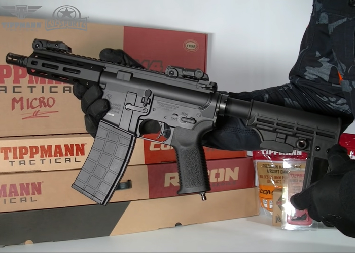 Airsoft Mike: Tippmann M4-22 Micro Elite HPA CO2 Pistol | Popular ...