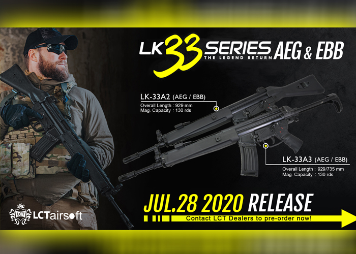 LCT Airsoft LK33 Series Set For 28 July Release | Popular Airsoft ...