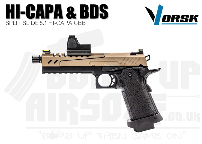 Bomb Up Airsoft: Vorsk Hi-Capa 5.1 Split Slide | Popular Airsoft ...
