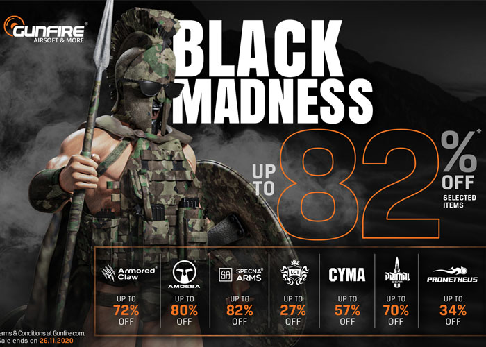 Grab Deals At This Year's Gunfire Black Madness Sale | Popular Airsoft ...