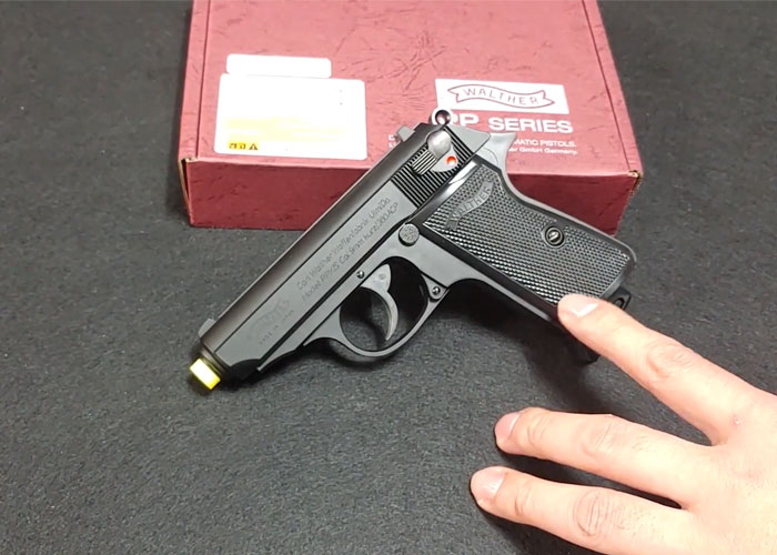 Maruzen walther ppk/s gas blowback pistol