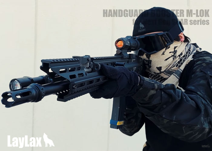 Laylax Nitro.Vo TM SCAR NGRS M-Lok Handguard Booster | Popular Airsoft ...