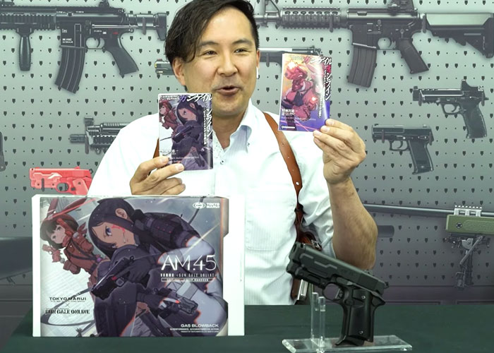 Marudeca Advertising HQ: Tokyo Marui AM.45 Black GBB Pistol | Popular ...