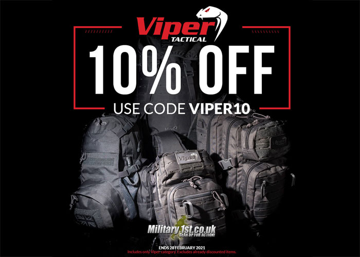 10% Off Viper Tactical Sale At Military 1st | Popular Airsoft: Welcome ...