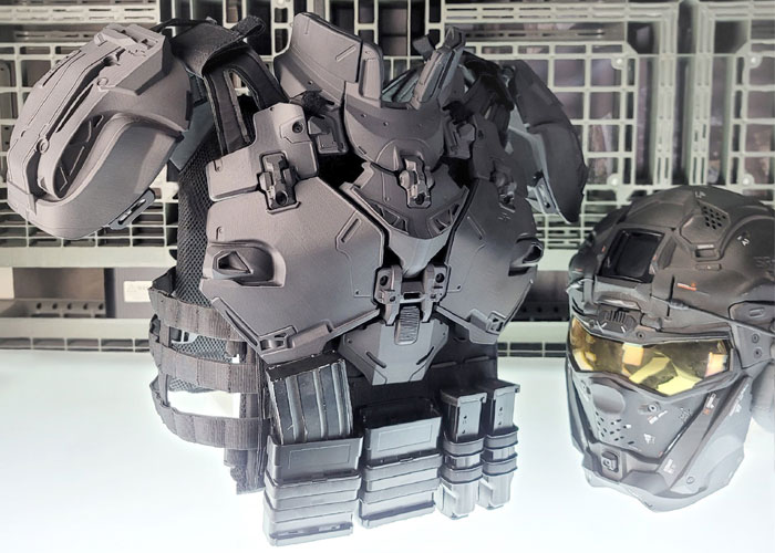 Futuristic Tactical Body Armor