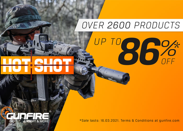 Gunfire Hot Shot Sale 2021 & Specna Arms J-Series | Popular Airsoft ...