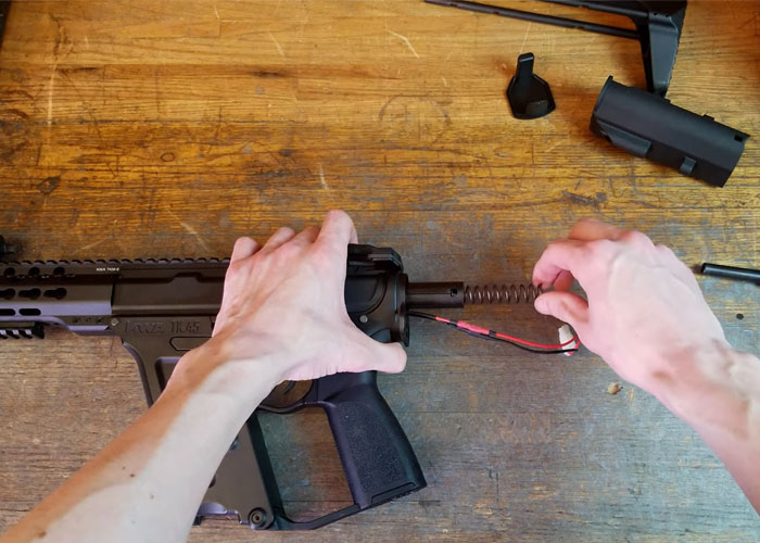 Changing Or Adjusting The KWA TK45c Spring | Popular Airsoft: Welcome ...