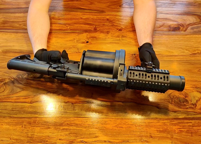 Rock Bottom Airsoft: ICS-90 MGL Airsoft Launcher | Popular Airsoft ...