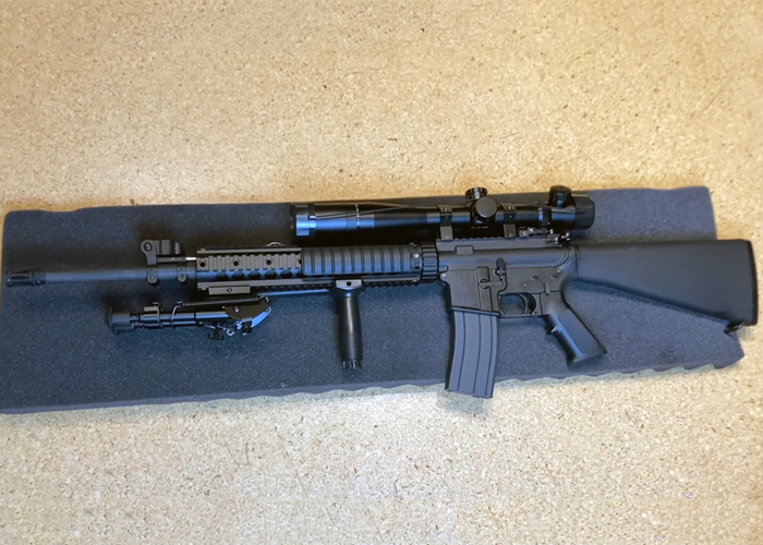 Custom Tokyo Marui Colt M16 SAM-R MWS GBB | Popular Airsoft: Welcome To ...