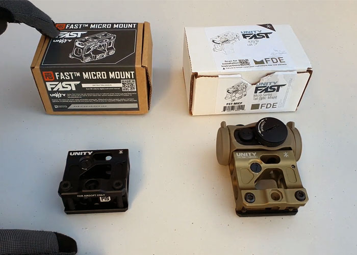 Unity TALL Red-Dot Mount Compared To PTS Version | Popular Airsoft ...