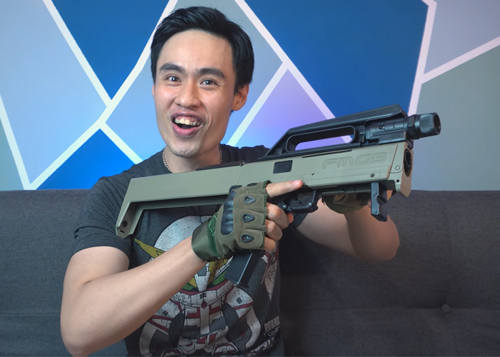 FMG9 Folding Shell Ejecting Nerf Blaster | Popular Airsoft: Welcome To The Airsoft World