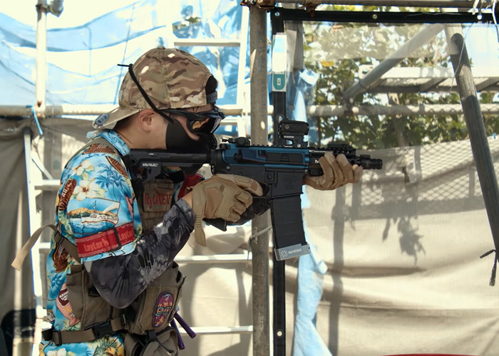 X-Bone Custom E&C SS2 MI M-LOK Stubby Gen4 AEG | Popular Airsoft ...