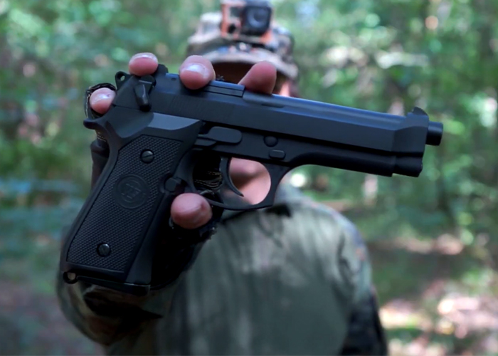Shadow Sniper On The WE Airsoft Beretta M92 GBB Pistol | Popular ...