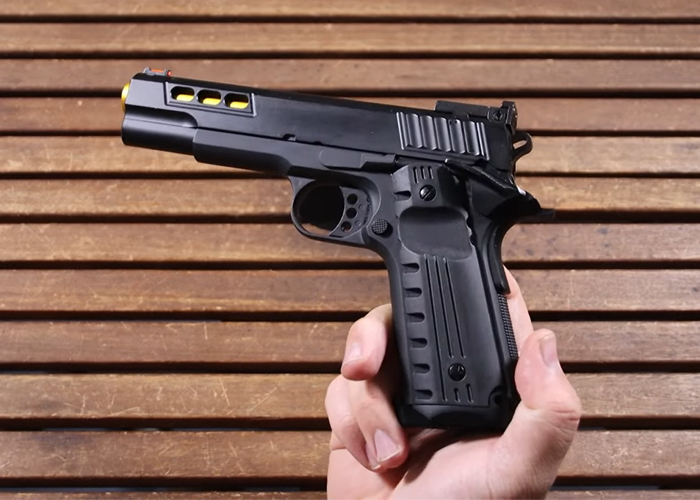 Timerzanov Airsoft: Golden Eagle 1911 Speedsoft Deluxe Gold | Popular ...