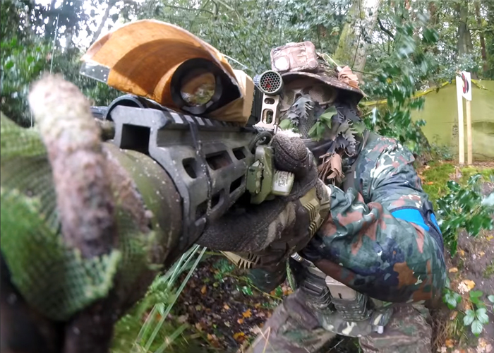 Airsoft CamMan With His Silent Airsoft Stealth Rifle | Popular Airsoft ...